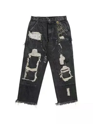 PALY Busted Studded Distressed Jeans