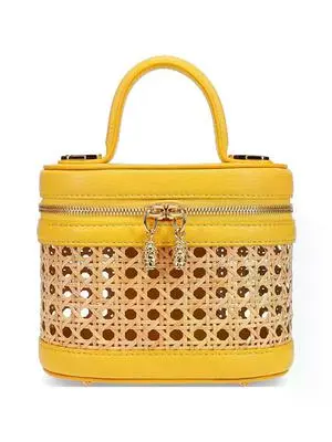 Tyler Ellis Victoria Small Leather Tote - Yellow