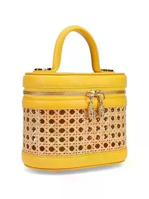 Tyler Ellis Victoria Small Leather Tote - Yellow