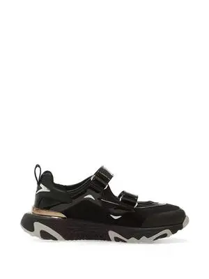 Karl Lagerfeld Patent-finish Touch-strap Sneakers