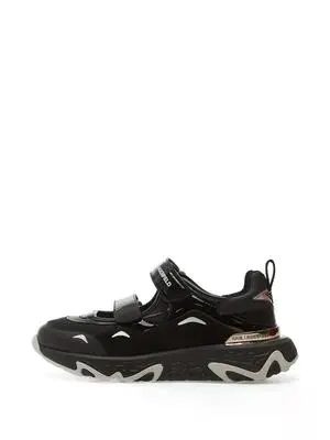 Karl Lagerfeld Patent-finish Touch-strap Sneakers