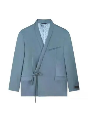 Kenzo Tie-fastening Shawl-lapel Jacket