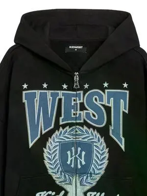 KIDWEST St. Louis Logo-print Zip-up Hoodie