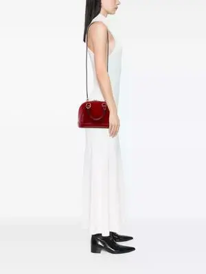LOUIS VUITTON 2013 Monogram Vernis Alma Bb Satchel - Red