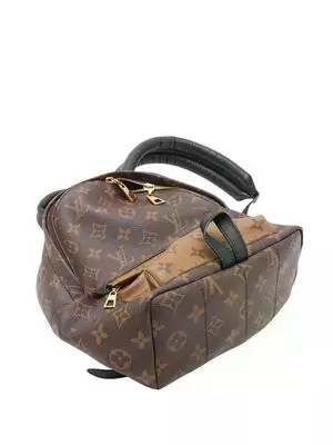 LOUIS VUITTON 2019 Monogram Reverse Palm Springs Pm Backpack - Brown