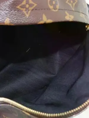 LOUIS VUITTON 2019 Monogram Reverse Palm Springs Pm Backpack - Brown