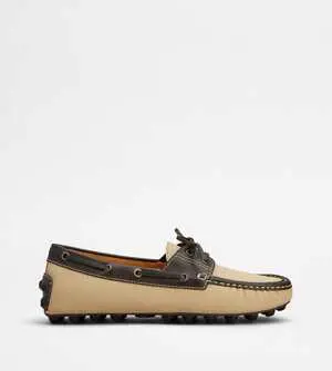 TOD'S Gommino Bubble Loafers - Brown,beige