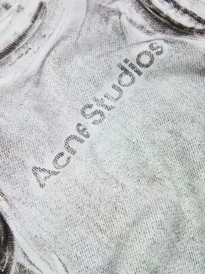 Acne Studios Logo-print Long-sleeve Top