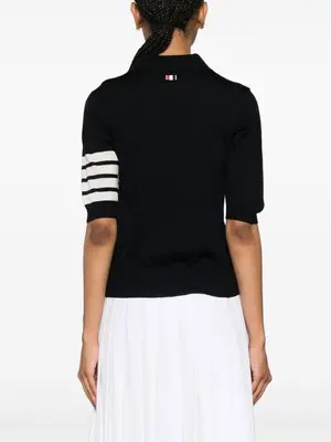 Thom Browne Wool Polo Shirt - Blue