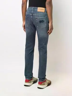 Iceberg Embroidered Logo Skinny Jeans