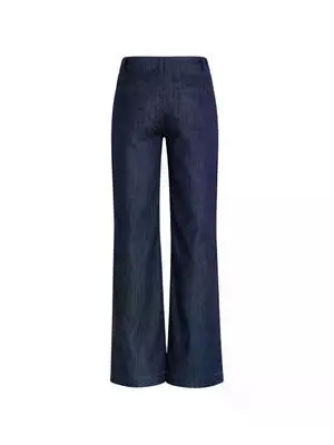 GAUDI Button-embellished Wide-leg Jeans