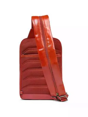 PIQUADRO Zip-top Backpack With Adjustable Shoulder Strap - Orange