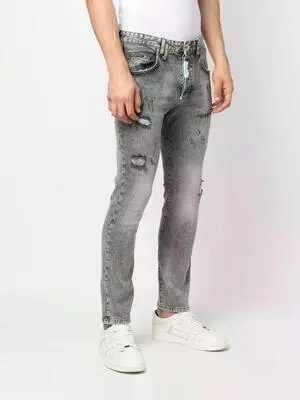 Philipp Plein Distressed Skinny-cut Jeans