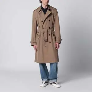 Burberry Short Foxfield Trench Coat - Beige
