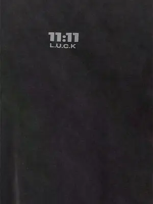 11 11 L.U.C.K. Logo-print Cotton T-shirt