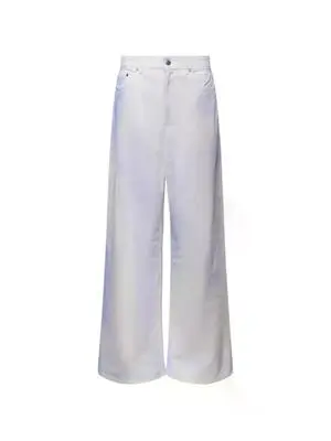 Stella McCartney Sprayed Denim Wide Leg Jeans