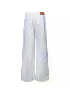 Stella McCartney Sprayed Denim Wide Leg Jeans