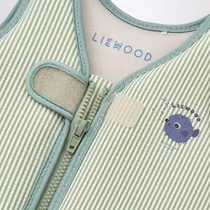 LIEWOOD Dove Seersucker Swim Vest