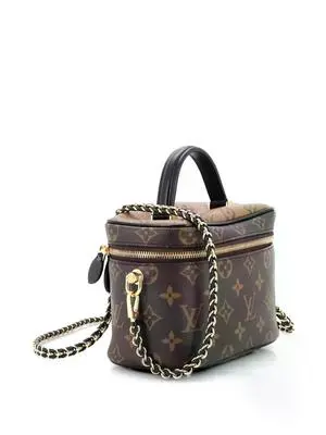 LOUIS VUITTON Vanity Handbag Reverse Monogram Canvas Pm