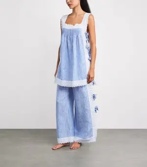 Loretta Caponi Linen Clarissa Trousers