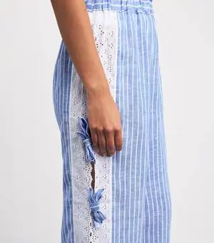 Loretta Caponi Linen Clarissa Trousers