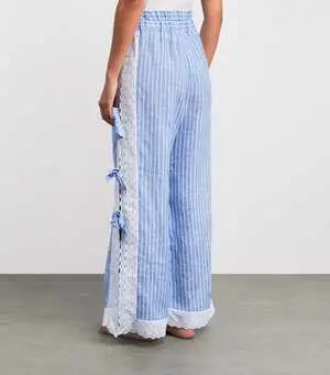 Loretta Caponi Linen Clarissa Trousers