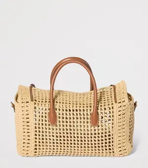 Miu Miu Raffia Top-handle Bag