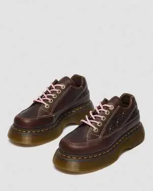 Dr. Martens Buzz 5-eye Leather Shoes - Brown