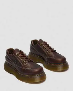 Dr. Martens Buzz 5-eye Leather Shoes - Brown