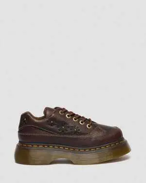 Dr. Martens Buzz 5-eye Leather Shoes - Brown