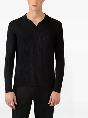 Sunspel Ribbed-knit Long-sleeve Sweater