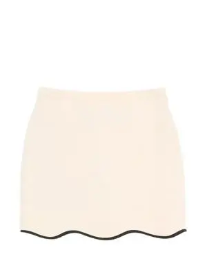 Valentino Garavani Crepe Couture Mini Skirt - Neutrals