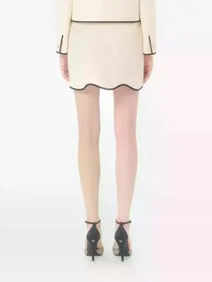 Valentino Garavani Crepe Couture Mini Skirt - Neutrals