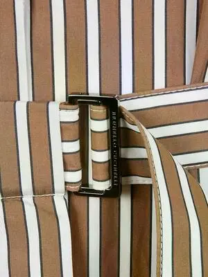 Brunello Cucinelli Striped Midi Shirt Dress