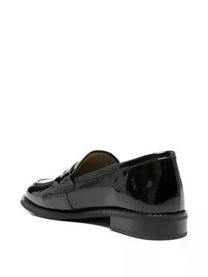 SERGIO MORETTI FIRENZE Patent-leather Penny Loafers