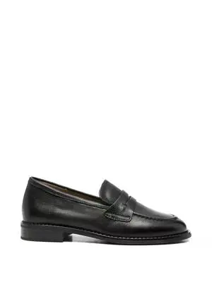 SERGIO MORETTI FIRENZE Penny Leather Loafers