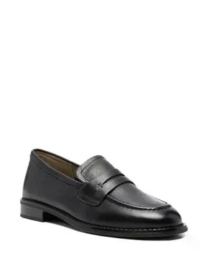 SERGIO MORETTI FIRENZE Penny Leather Loafers