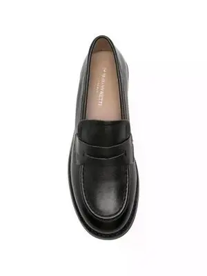 SERGIO MORETTI FIRENZE Penny Leather Loafers