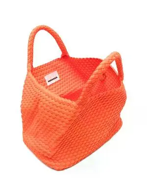 MARREA Medium Woven-design Tote Bag