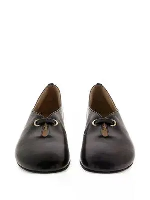 Herno Eyelet-detail Ballerina Flats