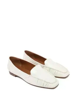 POLLINI Whipstitch-trimmed Loafers - Neutrals