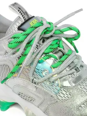 JOIA PARIS Metallic Paneled Sneakers