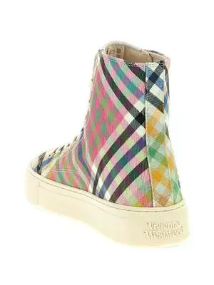 VIVIENNE WESTWOOD Heather Tartan Orb Sneakers