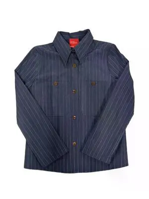MERCI Pinstripe-pattern Patch-pocket Shirt