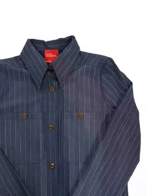 MERCI Pinstripe-pattern Patch-pocket Shirt