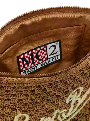 MC2 SAINT BARTH Logo-embroidered Clutch