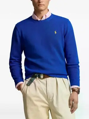 Polo Ralph Lauren Logo-embroidered Sweater - Blue