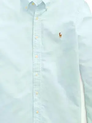 Polo Ralph Lauren Pony-embroidered Button-down Shirt - Blue