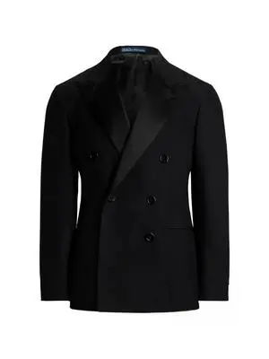 Polo Ralph Lauren Satin-lapel Double-breasted Jacket