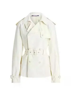 Ralph Lauren Double-breasted Belted Coat - White